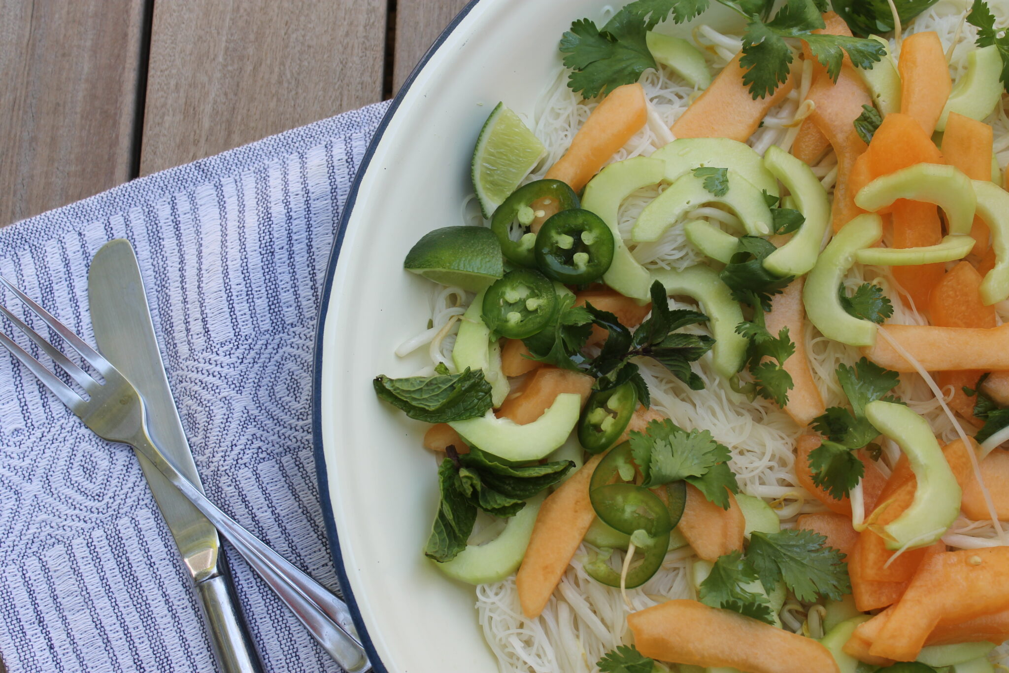 Chilled Vietnamese Rice Noodle Salad